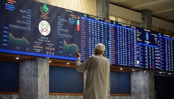 PSX ends volatile final session lower after briefly crossing 175,000 points