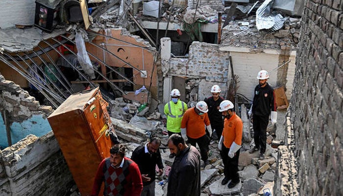 Bride, groom among 8 dead as gas cylinder blast levels house in Islamabad