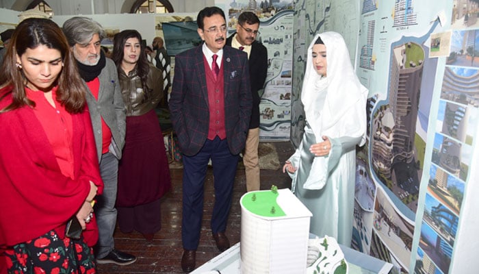 PU students hold architecture thesis exhibition
