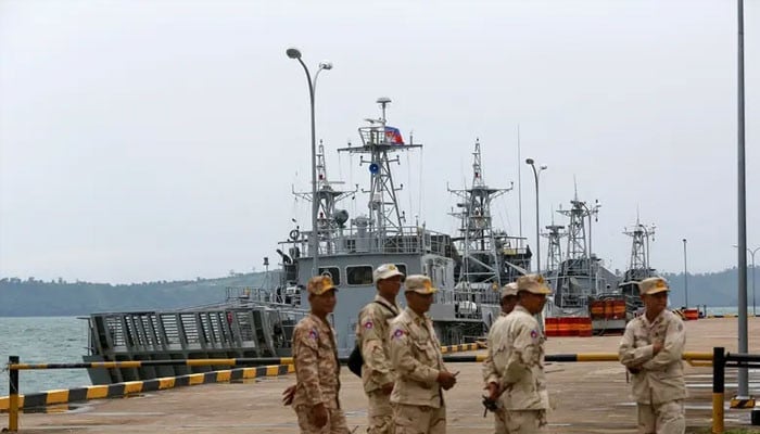US warship makes first call at Cambodia’s Chinese-renovated naval base