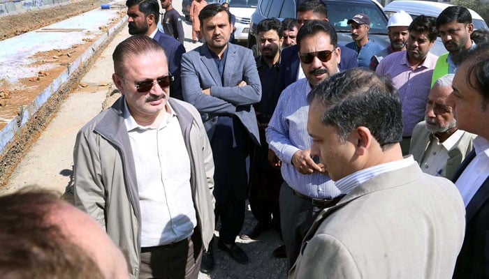 Red Line BRT project making rapid progress, says Sharjeel