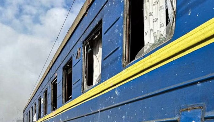 Russian strikes kill 8, hit passenger train in Ukraine
