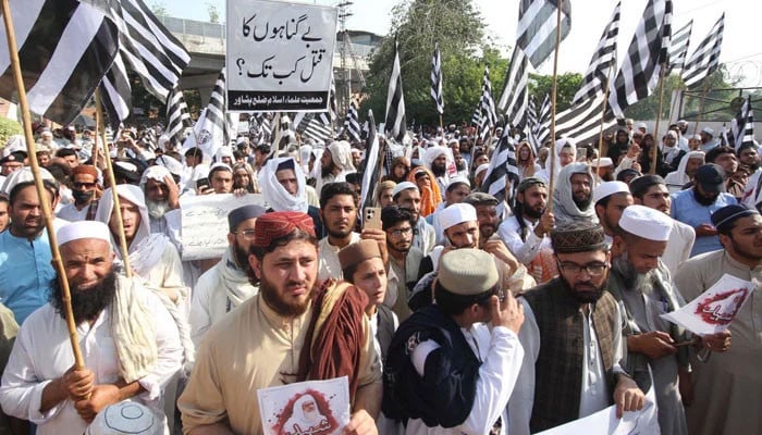 JUIF protests delay in arrest of Maulana Idrees’ killers