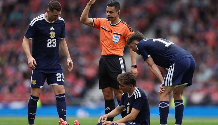 Scotland’s Gilmour out of World Cup with knee injury