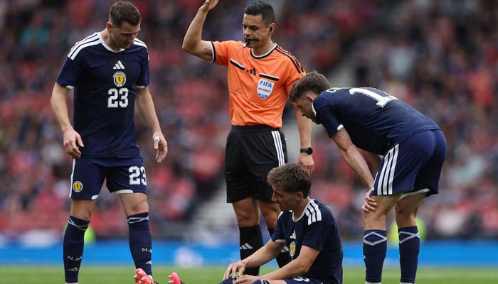 Scotland’s Gilmour out of World Cup with knee injury