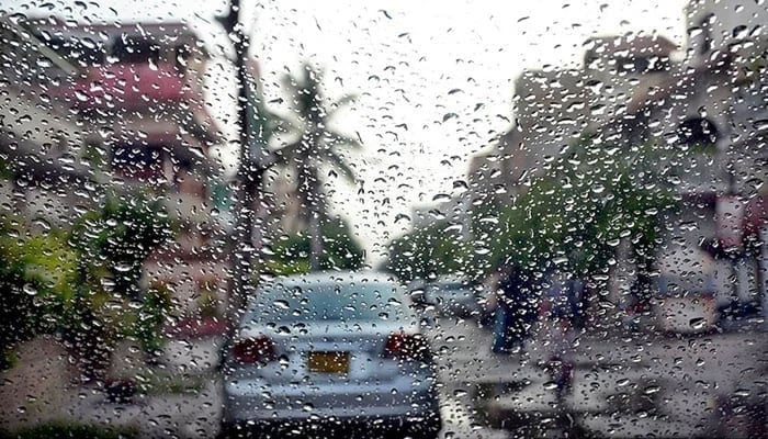 Scattered rain forecast
