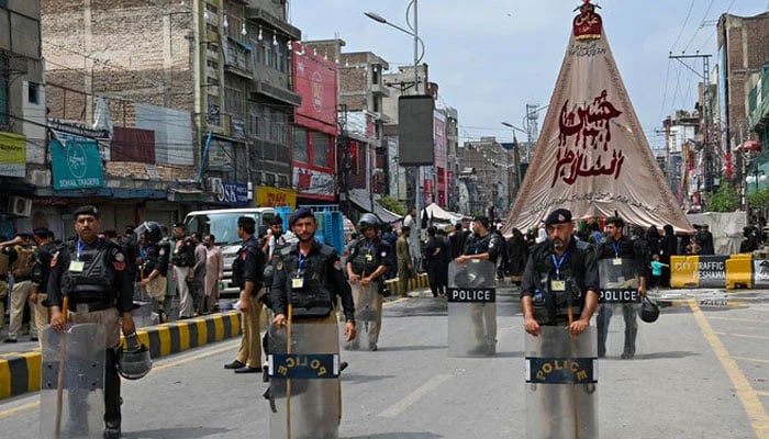 45,000 cops to be deployed in KP for Muharram security