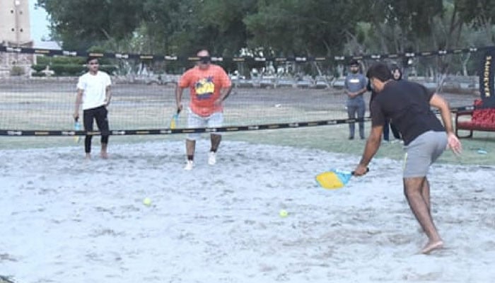 Rehan, Ali, Zeinab win beach tennis titles