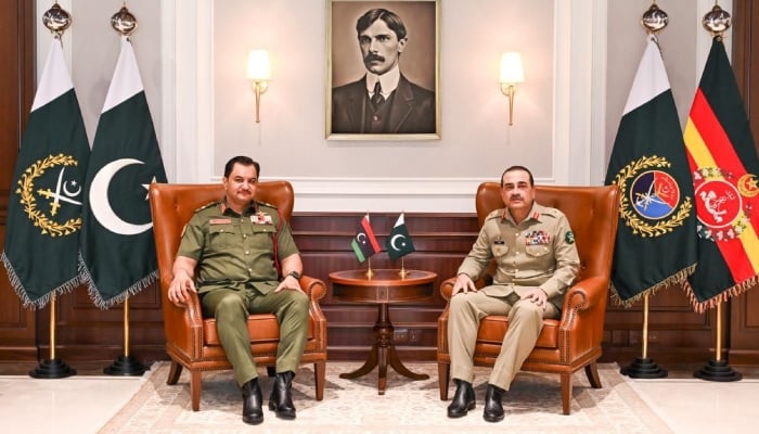 CDF Munir, Libyan deputy army chief discuss defence cooperation: ISPR